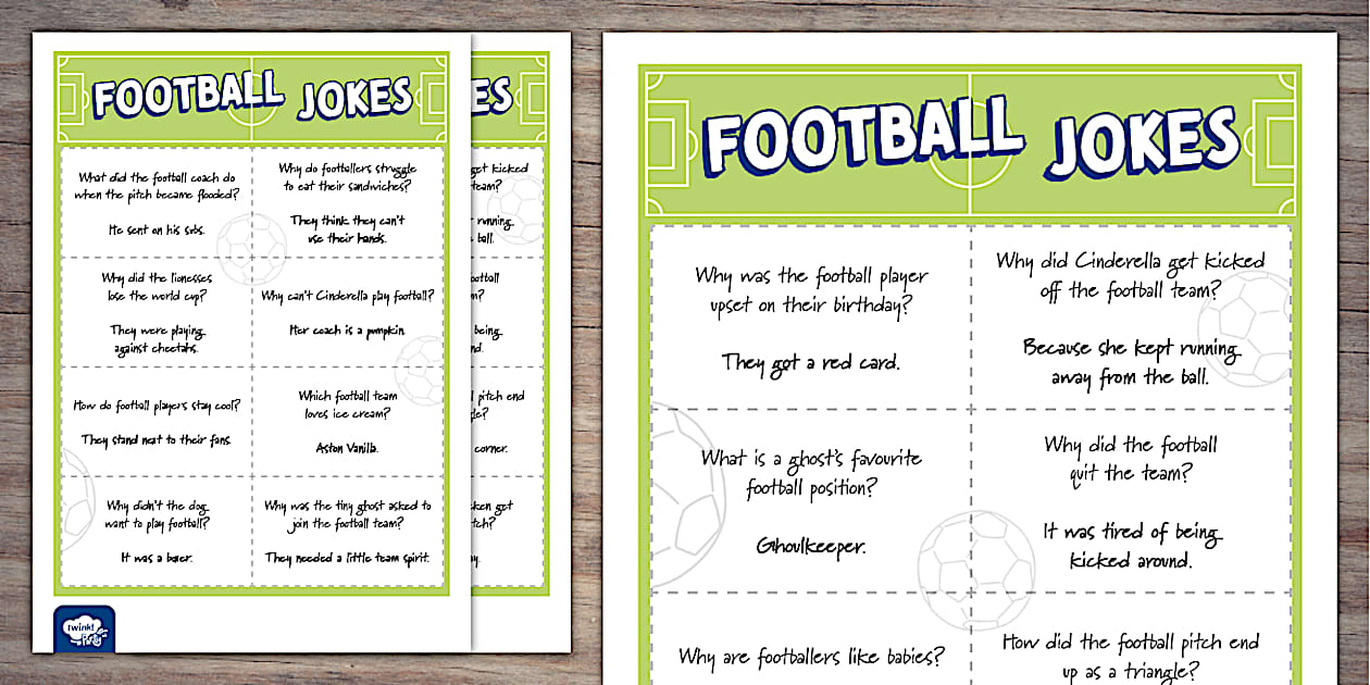 Football Jokes | Twinkl Party