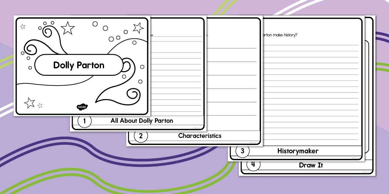 Engaging Dolly Parton Worksheet for Kids| Twinkl USA