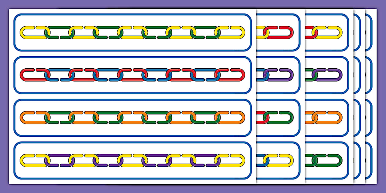 👉 Link Pattern Cards - Repeating Pattern Cards | Twinkl