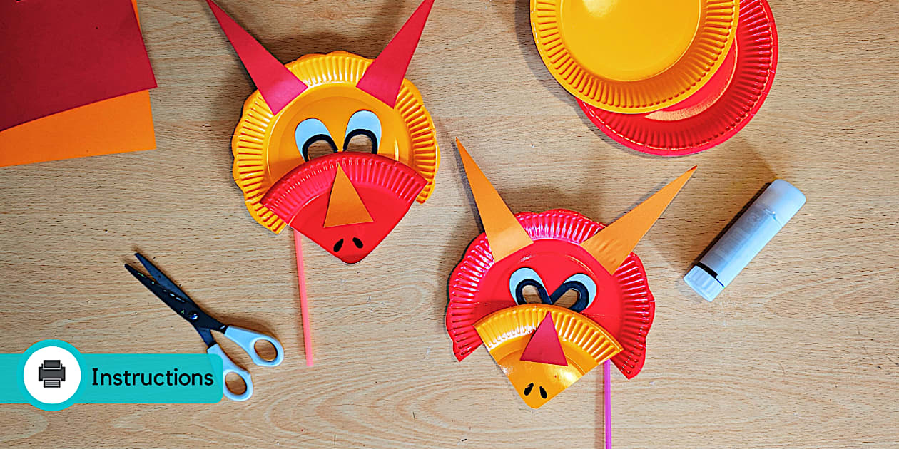 DIY Dinosaur Mask Craft - Craft Resources | Twinkl - Twinkl