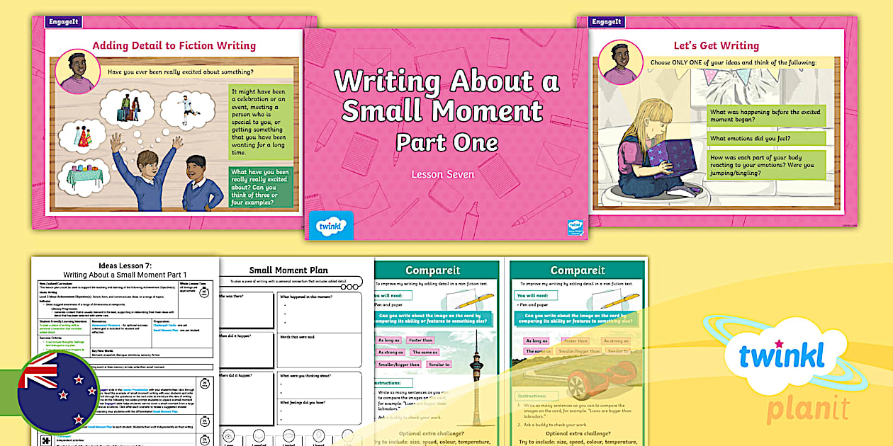 Phase 2 Writing: Small Moment Lesson 1: Plan a Small Moment