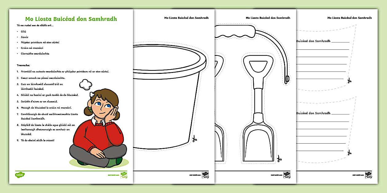 Mo Liosta Buicéad don Samhradh (professor feito) - Twinkl