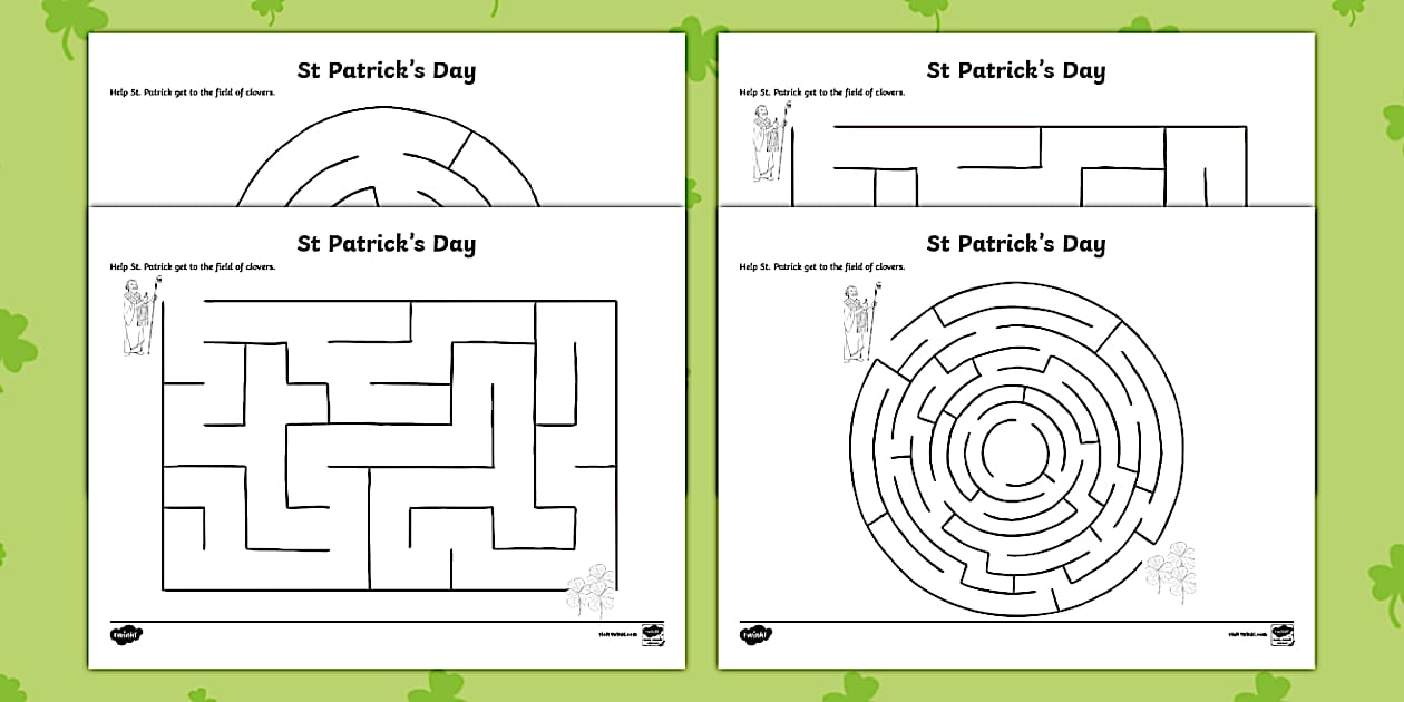 St. Patrick's Day Maze | 5th Grade Resource | Twinkl USA