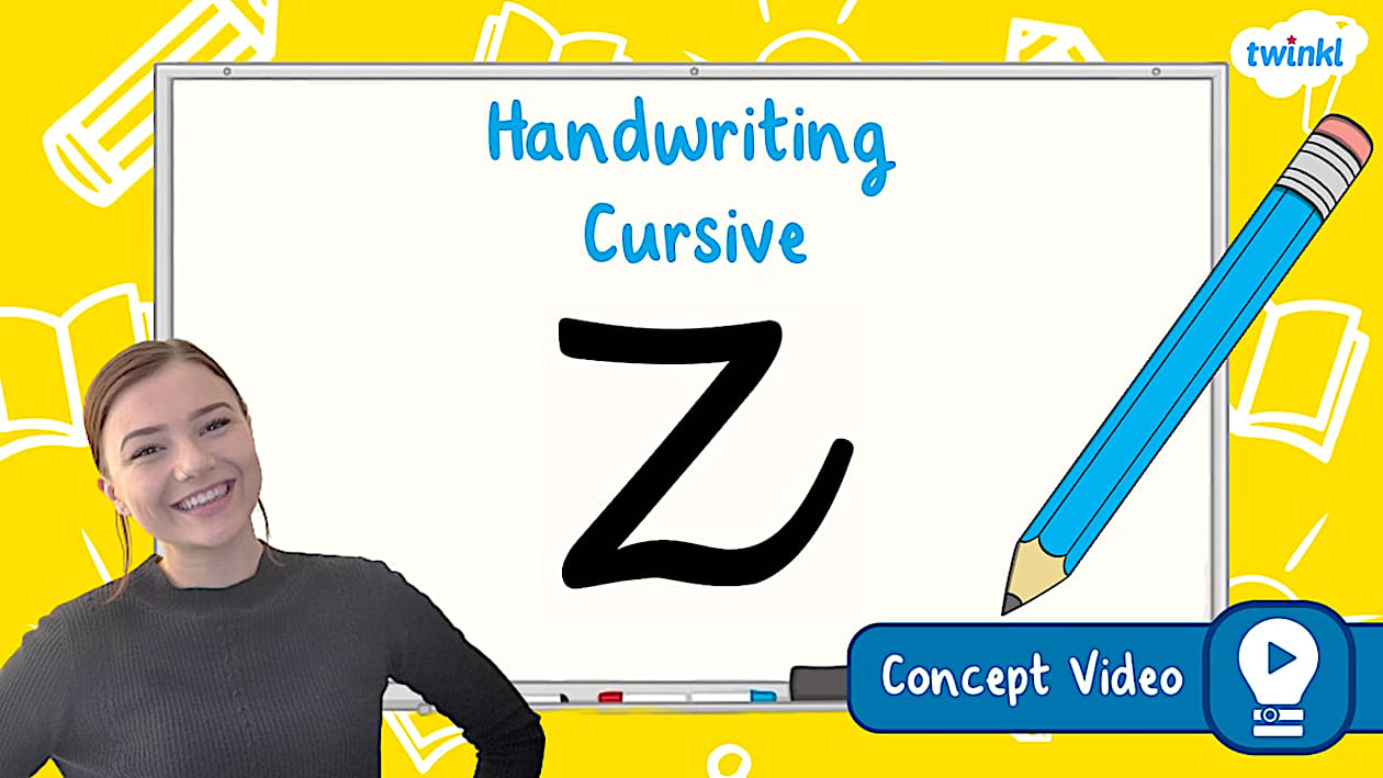 The Letter 'z' | Cursive Handwriting Concept Video