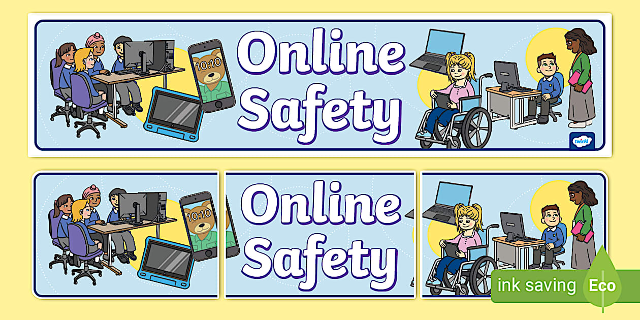 KS1 Online Safety Banner (teacher made) - Twinkl