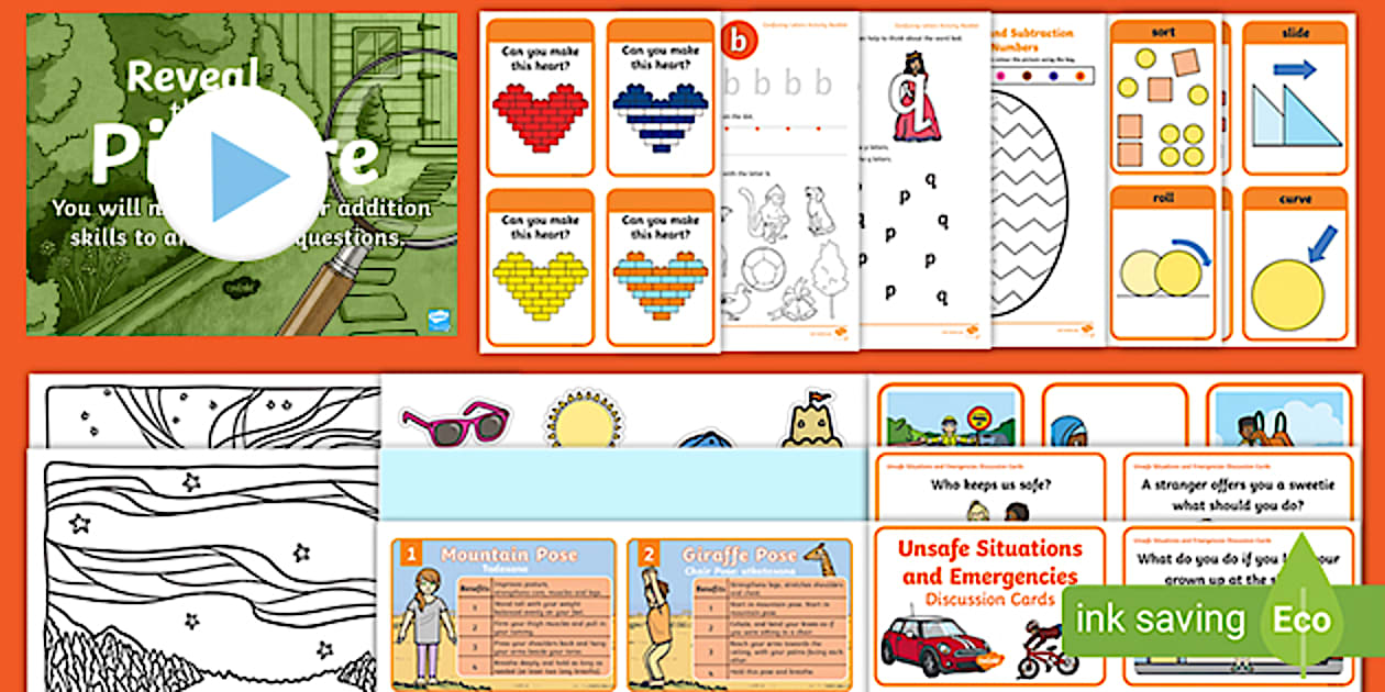 Early Level Home Learning Resource Pack (teacher made)