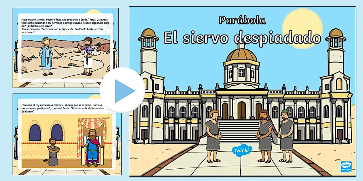 PowerPoint: Parábola del Siervo despiadado | Twinkl