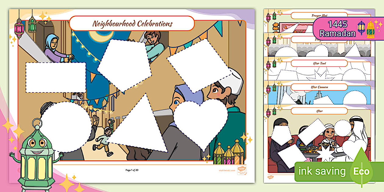 My First Ramadan - Shape Puzzles (Hecho por educadores)