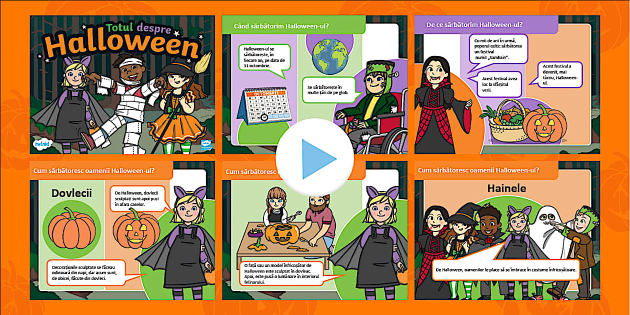Totul despre Halloween – Prezentare PowerPoint - Twinkl