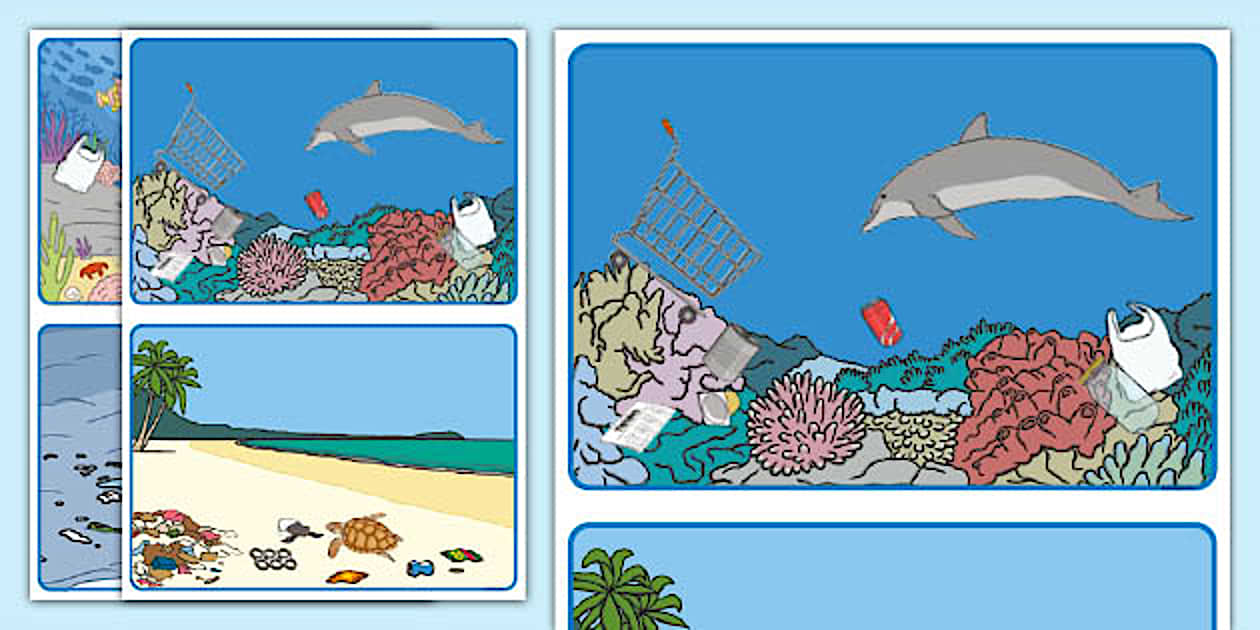 Cartes de discussion - prendre soin des océans - Twinkl