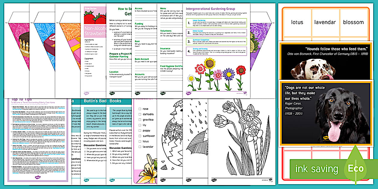 Elderly Care Taster Resource Pack (teacher made) - Twinkl