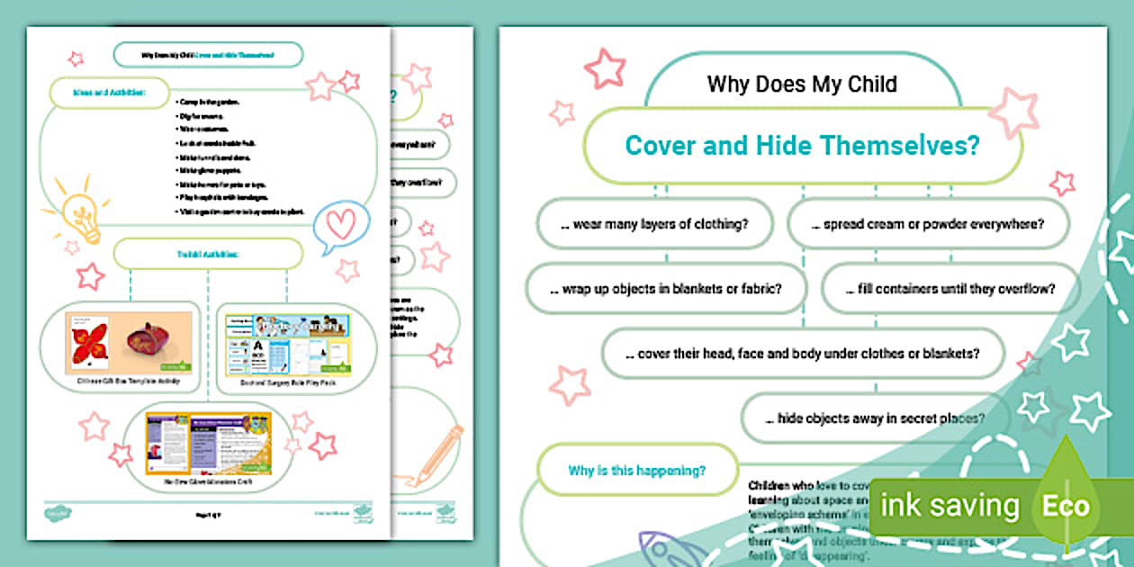 Why Does My Child Cover and Hide Themselves? Parent Information