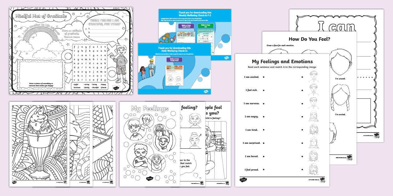 Back to School Wellbeing Resource Back F-2 (teacher made)