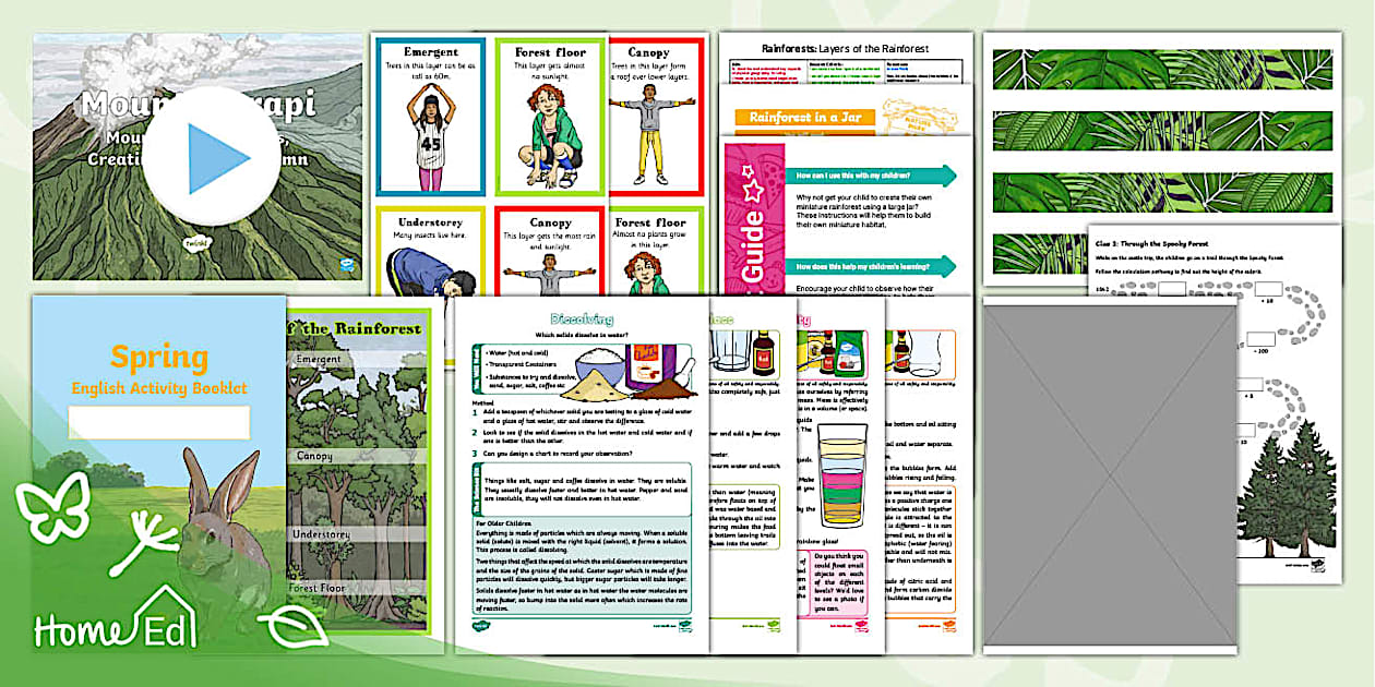 Home Education Pack 7-9Yrs | Home Education Packs UK