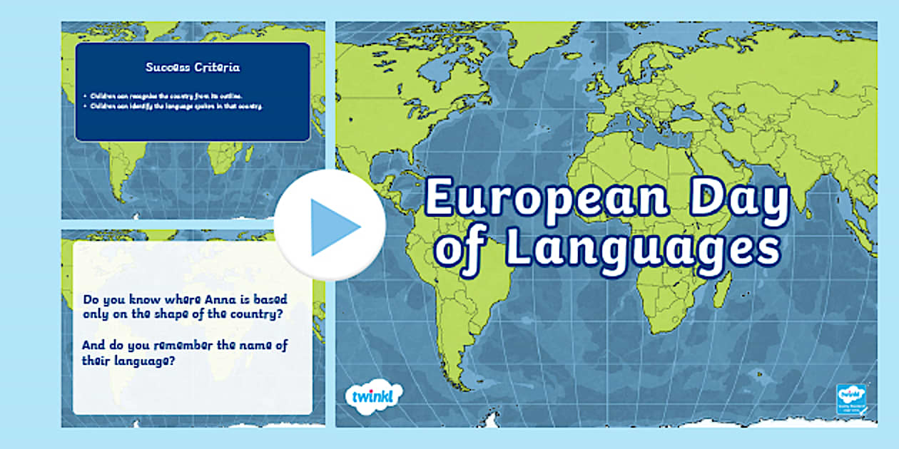 European Day Of Languages: Hello PowerPoint (teacher made)