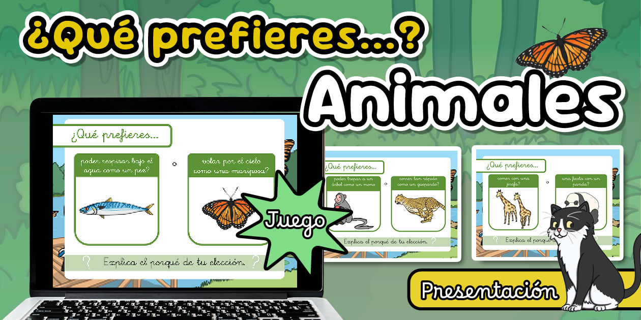 Juego: ¿Qué prefieres...? - Animales