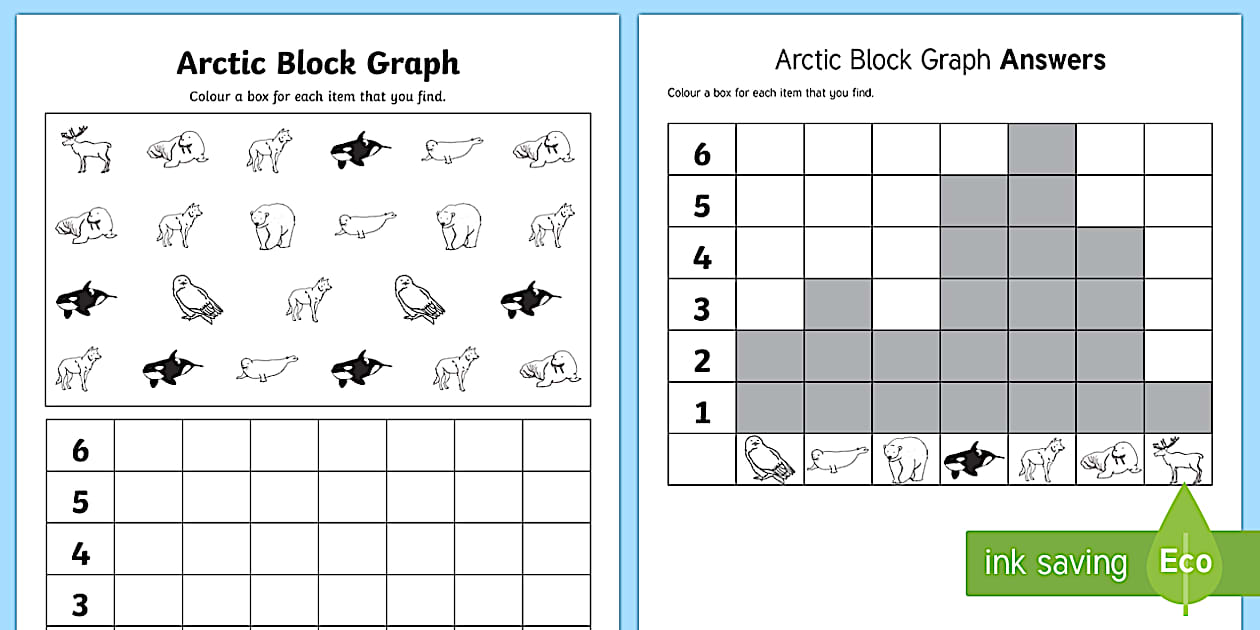 Editable Arctic Block Graph (Hecho por educadores) - Twinkl