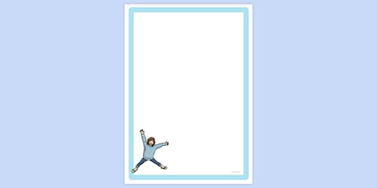 Jumping Jacks Page Border | Page Borders (teacher made)