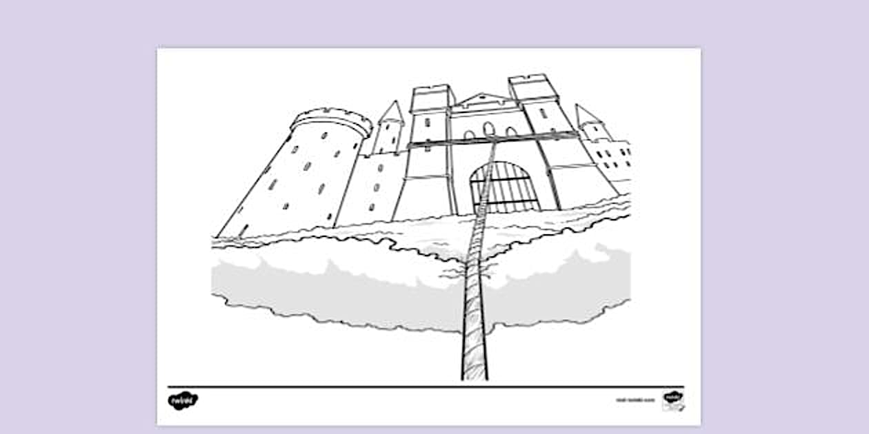 end of rope hanging Colouring | Colouring Sheets - Twinkl