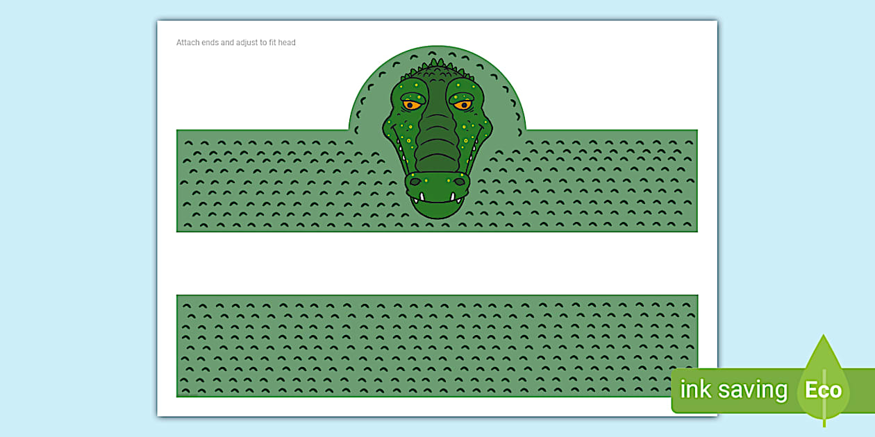 Crocodile Role-Play Headband - Twinkl - KS1 (teacher made)