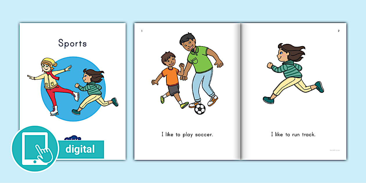 Sports Early Emergent Reader eBook (teacher made) - Twinkl