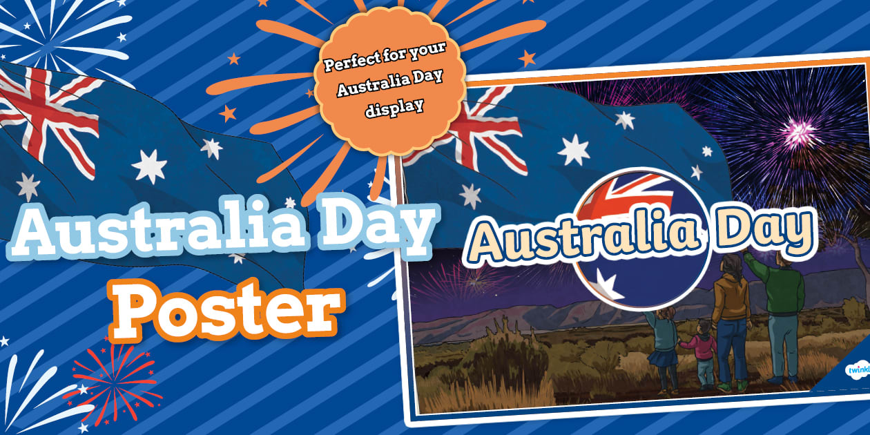 Australia Day Display Poster