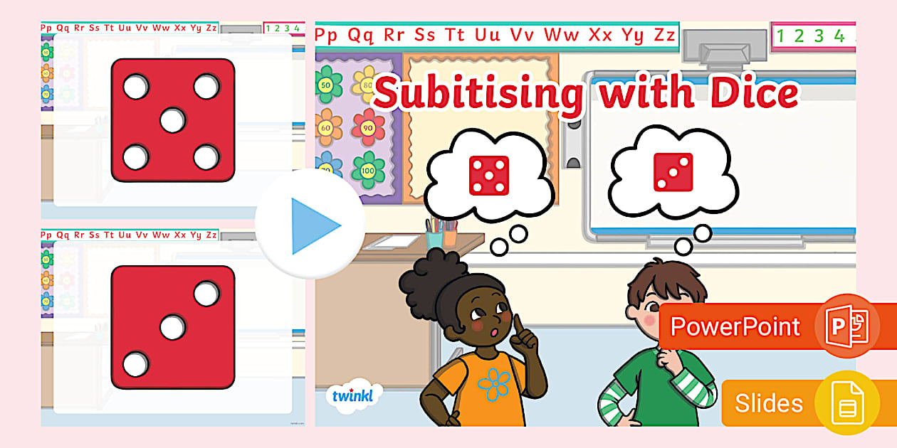 Subitising with Dice PowerPoint | Twinkl (teacher made)