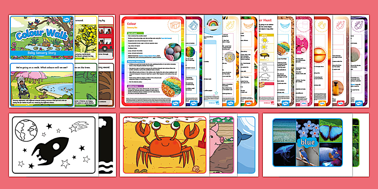 Colours Sensory Activities Pack | Sensory Play | Ages 0-3