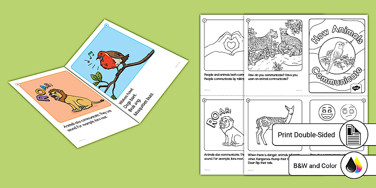 How Animals Communicate Emergent Reader (teacher made)