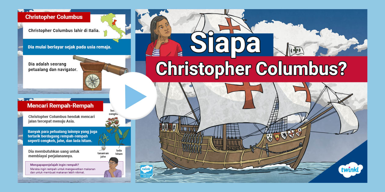PowerPoint Christopher Columbus (teacher made) - Twinkl