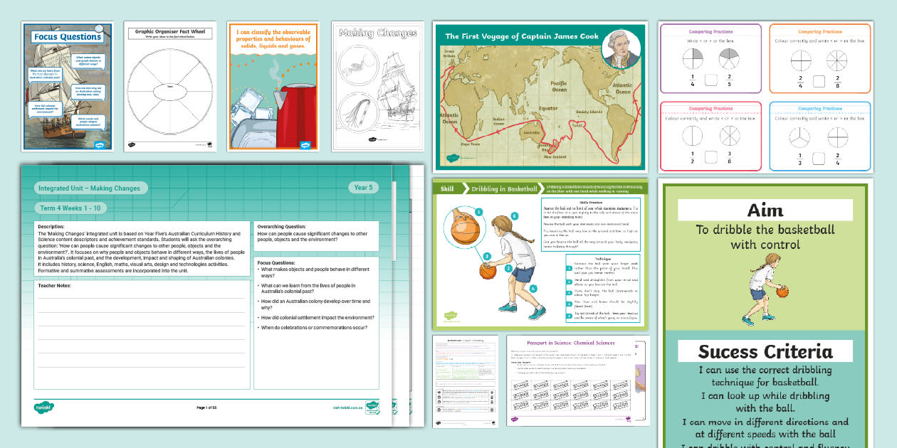 Making Changes Year 5 Wk 1-2 (teacher made) - Twinkl