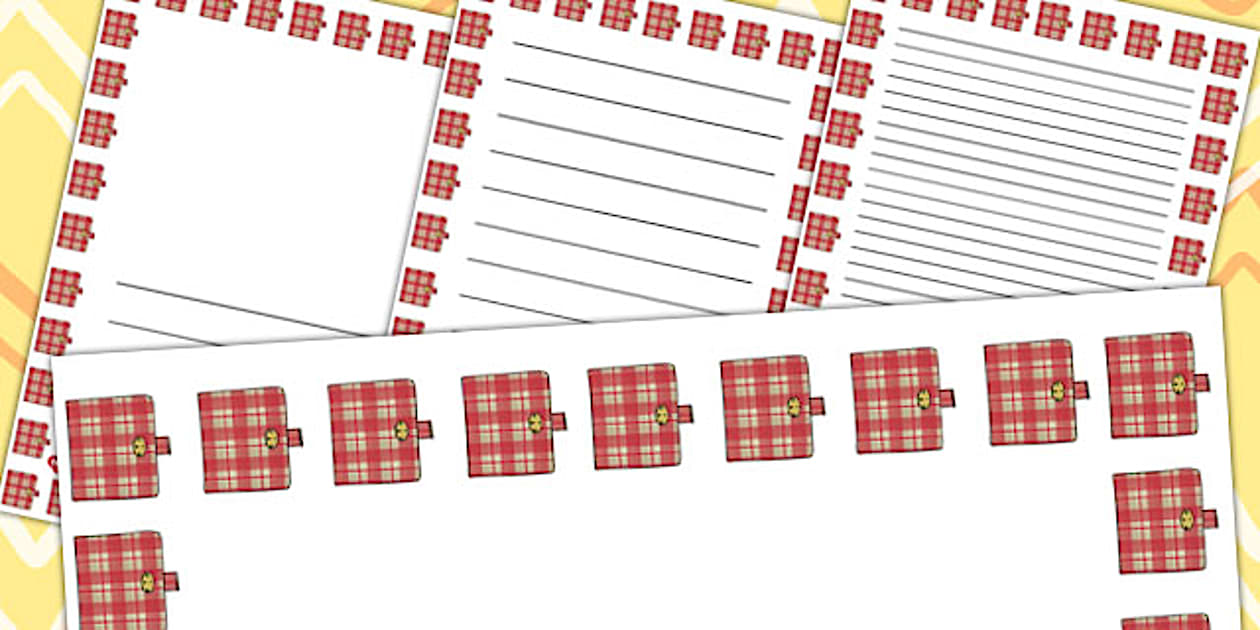 Editable Anne Franks Diary Portrait Page Borders - Twinkl