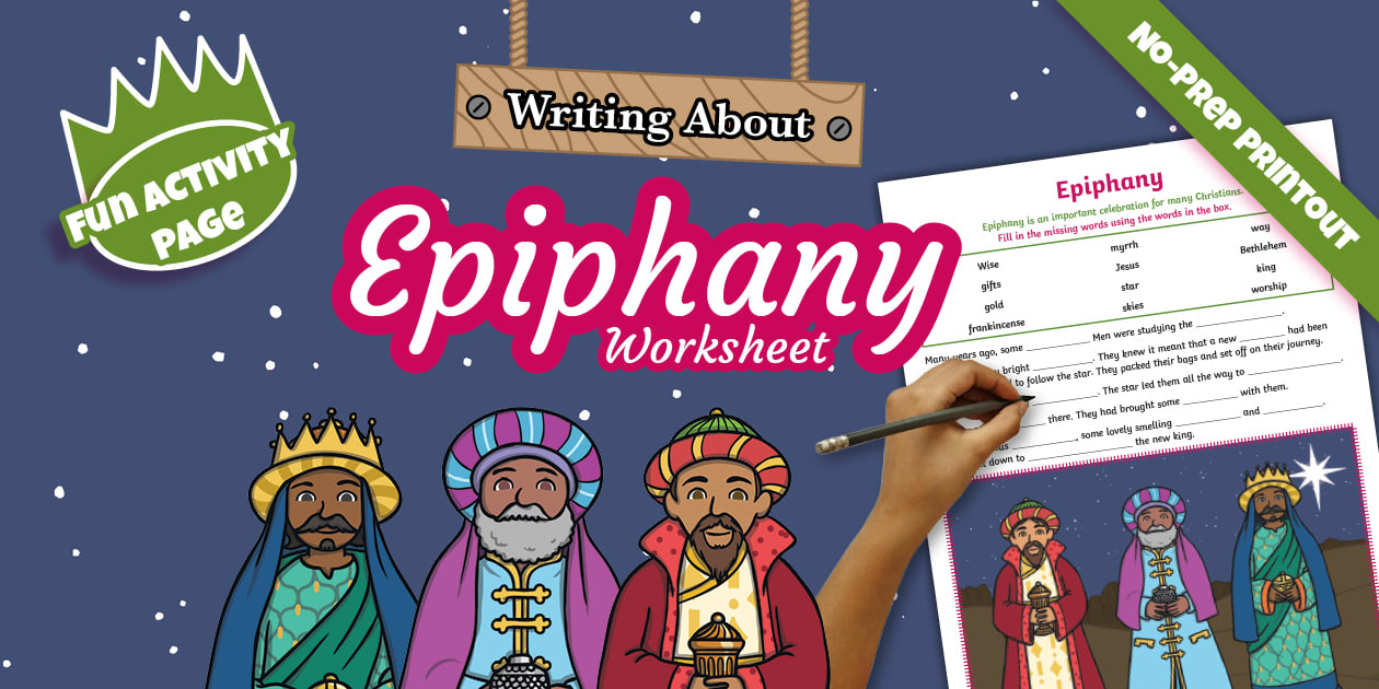 KS1 Epiphany Cloze Activity