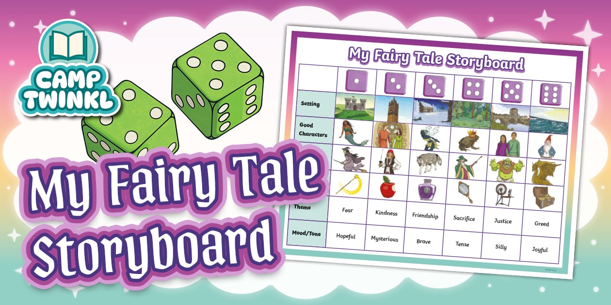 Fairy Tale Dice Game for Juniors