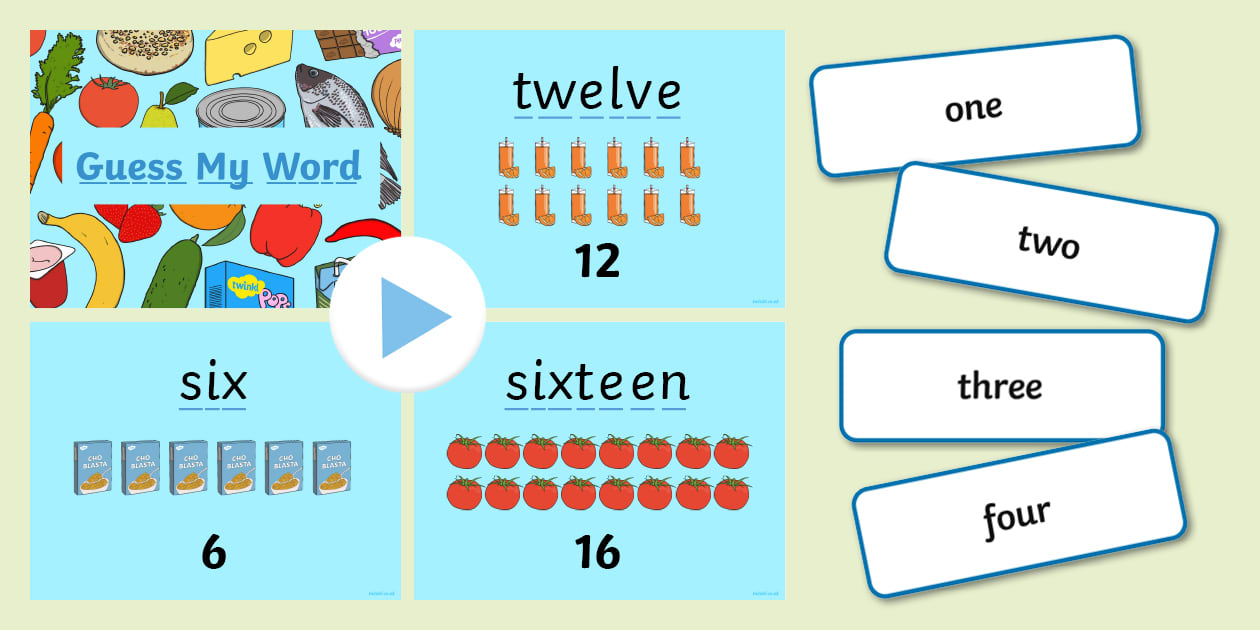 Converting Numbers to Words Game | KS1 Maths Resources