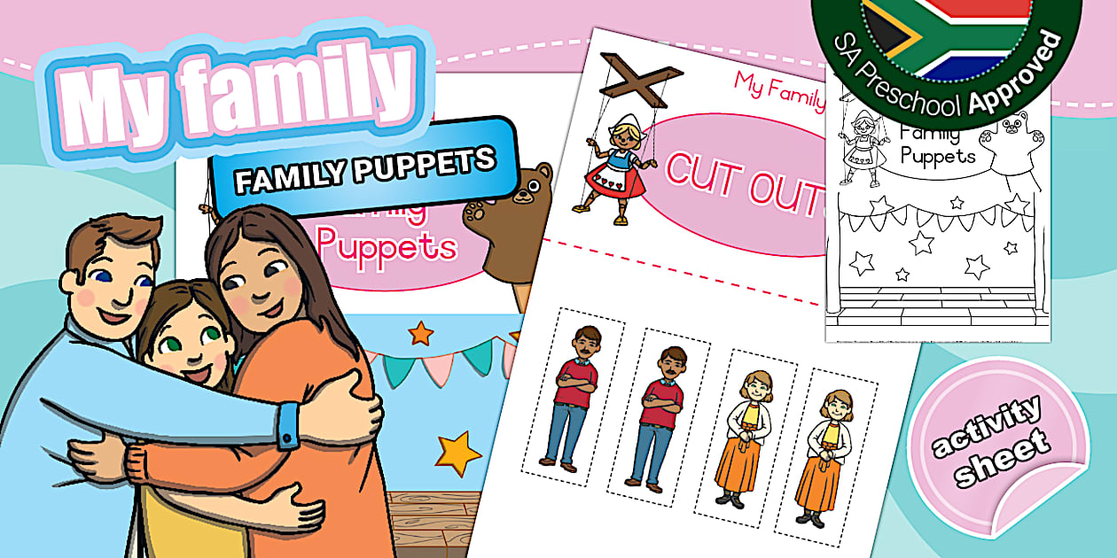 Preschool: My Family: Family Puppets