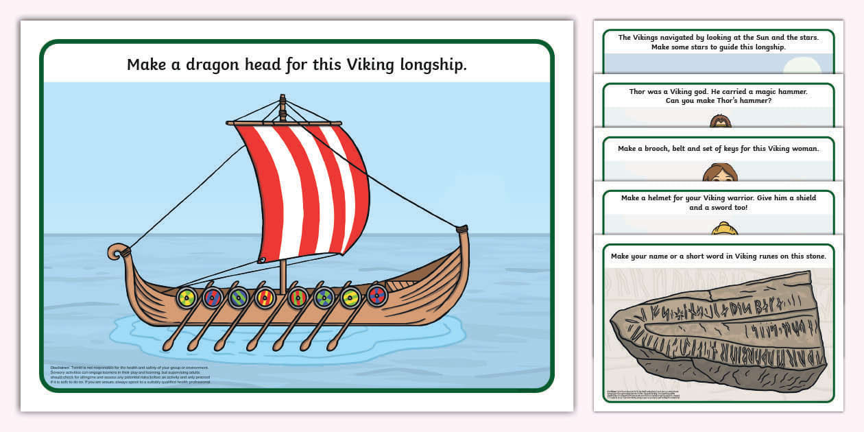 Viking Creative Mats (teacher made) - Twinkl