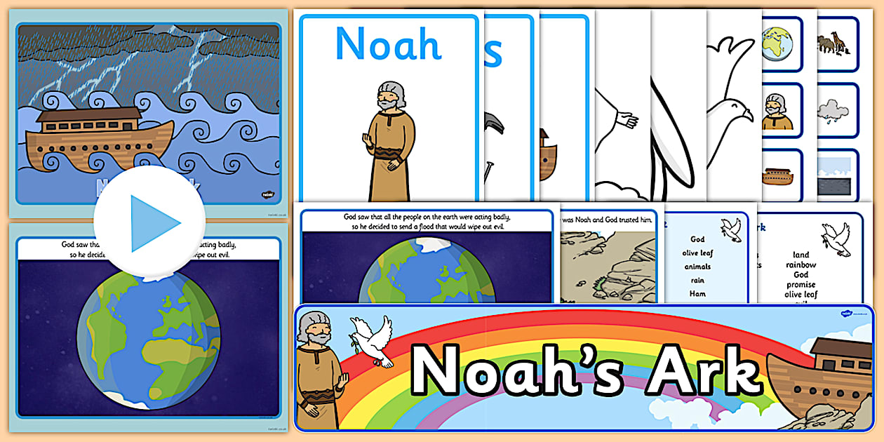 CfE First Level Noah's Ark Resource Pack (teacher made)