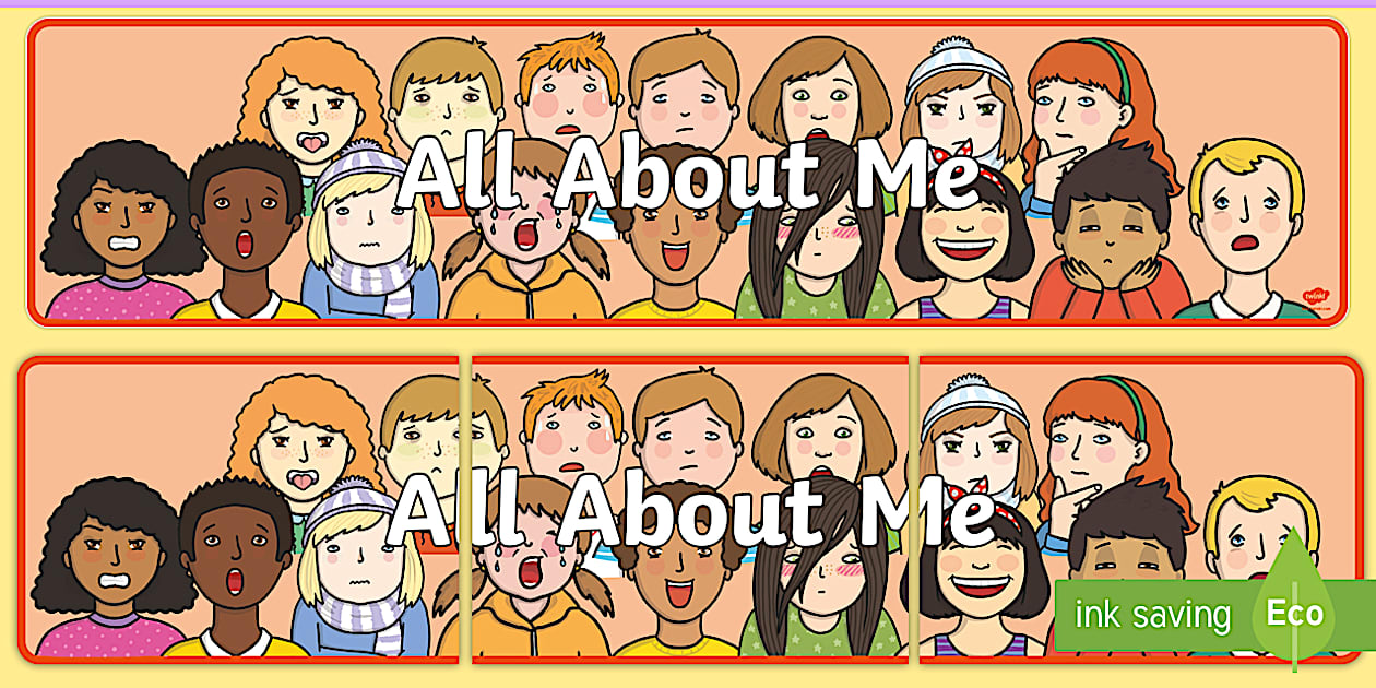 👉 'All About Me' Display Banner (teacher made) - Twinkl