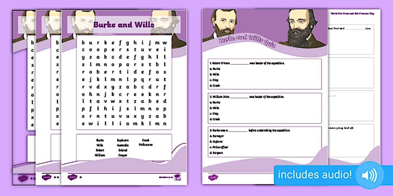 Crash Course Podcast Inland Explorers Burke and Wills