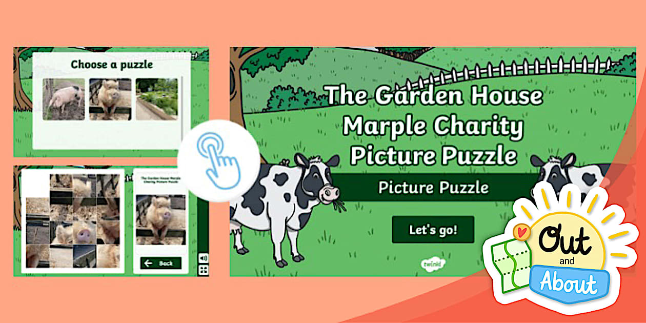 The Garden House Marple Charity Picture Puzzle - Twinkl