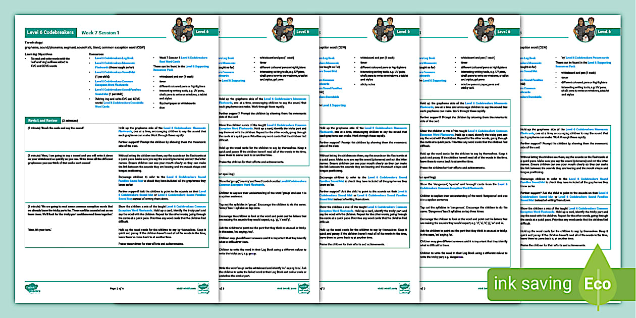 KS2 Level 6 Decoders Week 7 - Primary - Twinkl
