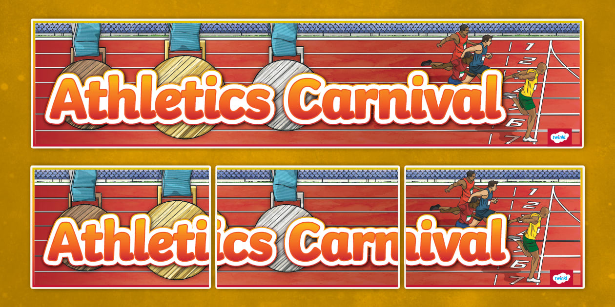 Athletics Carnival Display Banner (Teacher-Made) - Twinkl
