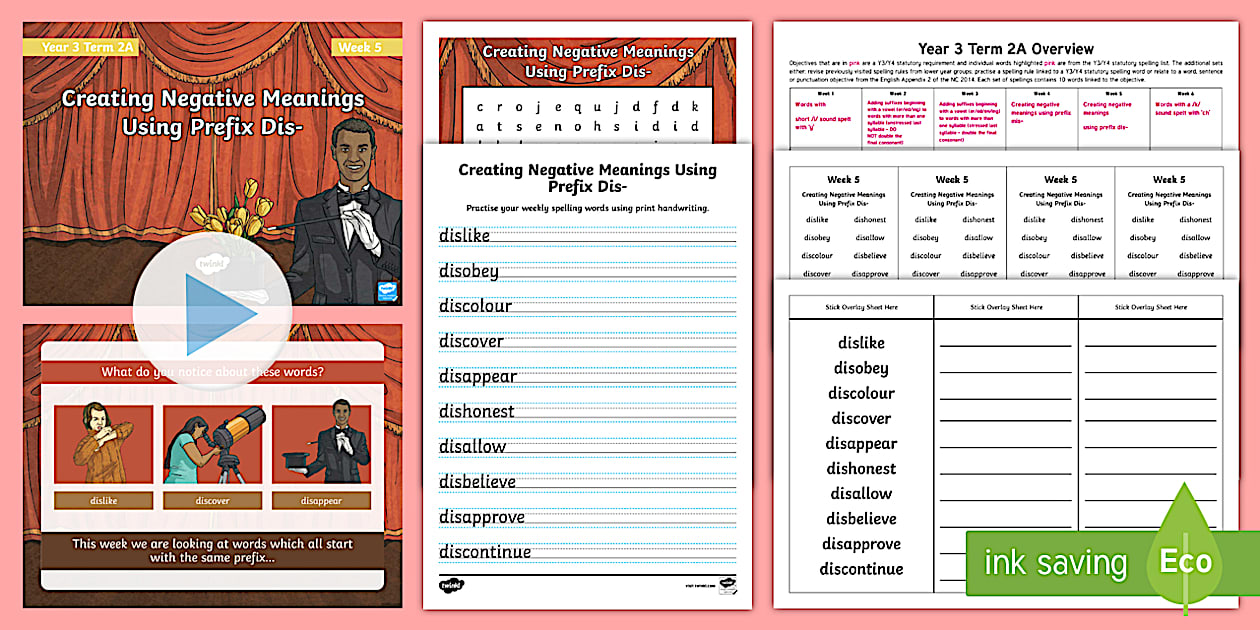 Year 3 Term 2A Week 5 Spelling Pack (teacher made) - Twinkl