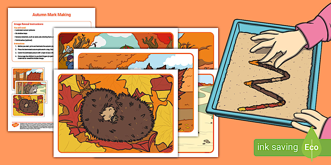 EYFS Autumn Mark-Making Reveal | Twinkl - Twinkl