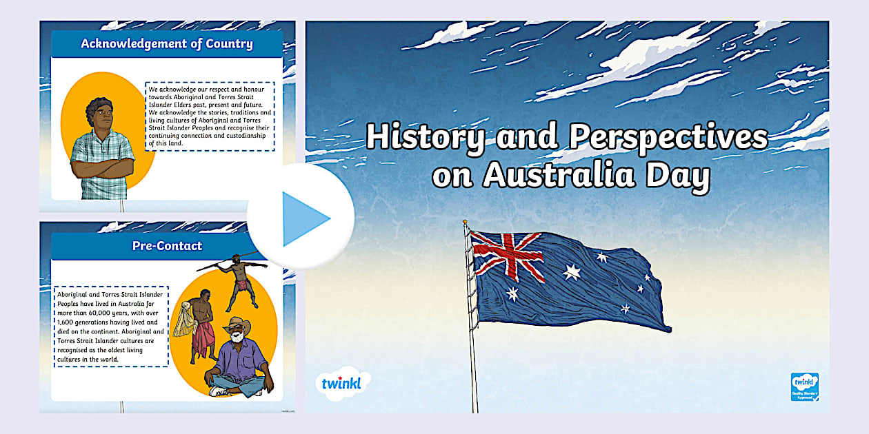 History Of Australia Day PowerPoint - HASS - 3-4 - Twinkl
