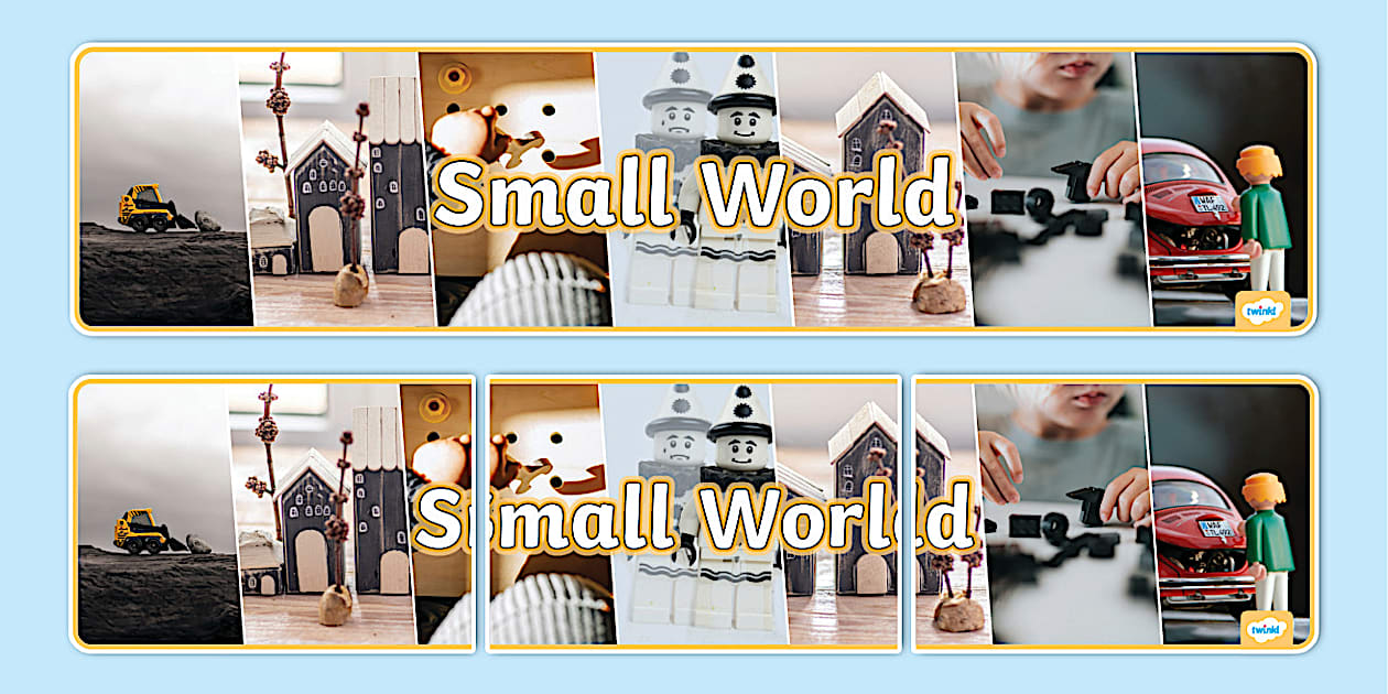 Small World Photo Display Banner (Teacher-Made) - Twinkl
