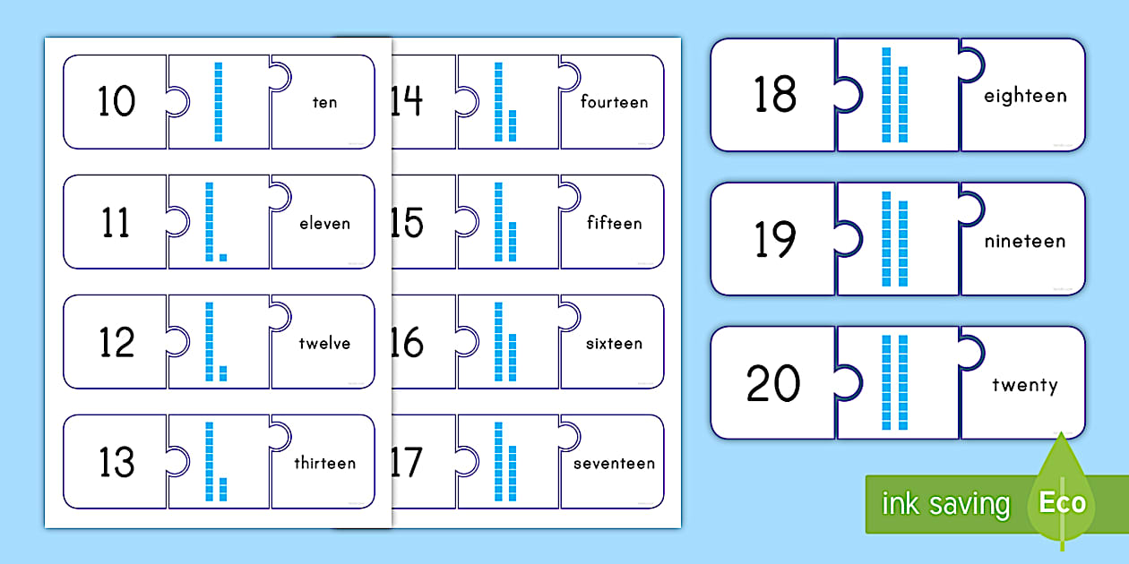 Identifying Tens and Ones Puzzle (teacher made) - Twinkl