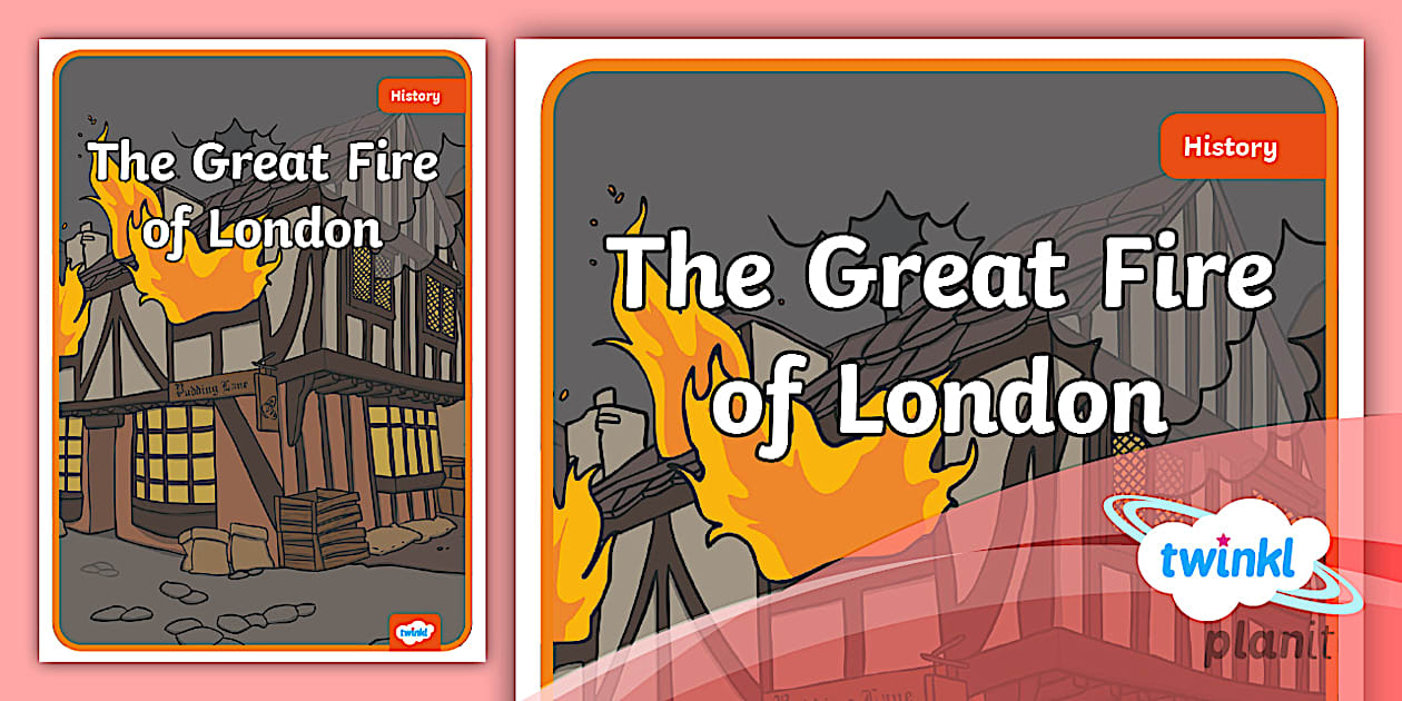 Black and White History: The Great Fire of London KS1 Unit Book Cover