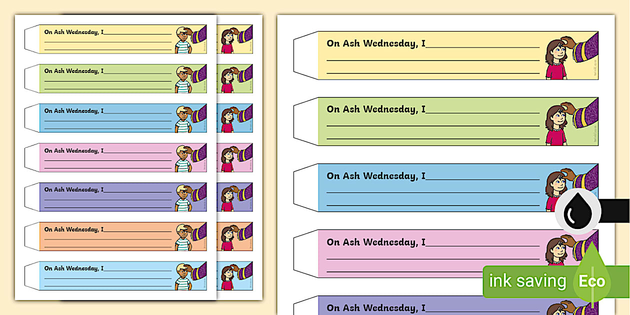 Ash Wednesday Craft | Paper Chain Activity | EYLF & F-2
